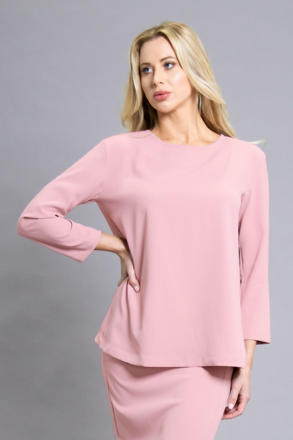 Round Neck Hi-Lo Tunic – Ballin's LTD