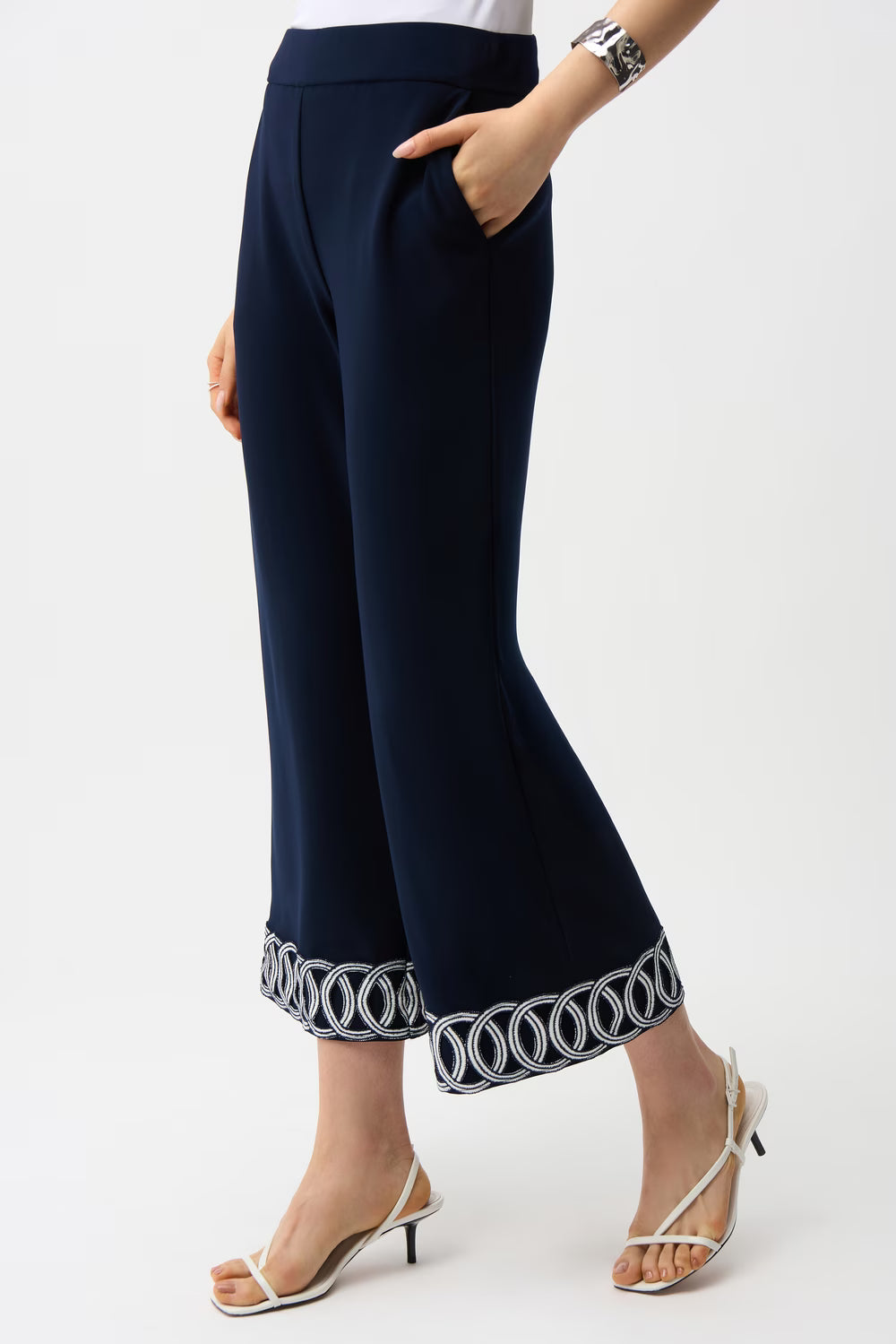 Embroidered Wide-leg Trousers – Ballin's LTD