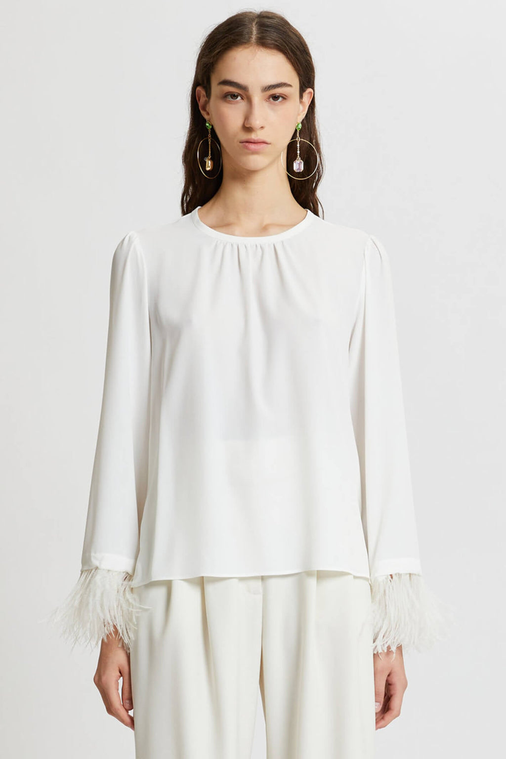 Rivista Feather Blouse – Ballin's LTD