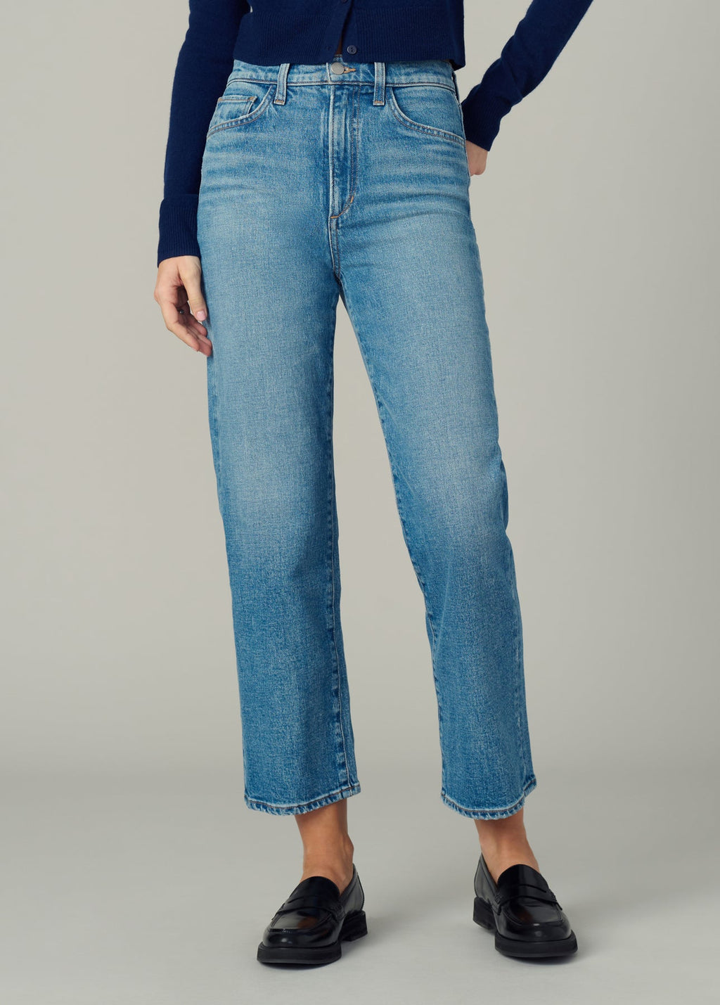 The Margot Crop - High Rise Straight – Ballin's LTD
